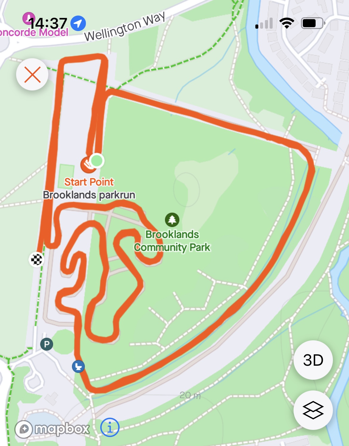 Brooklands parkrun (#100) - IngoRuns